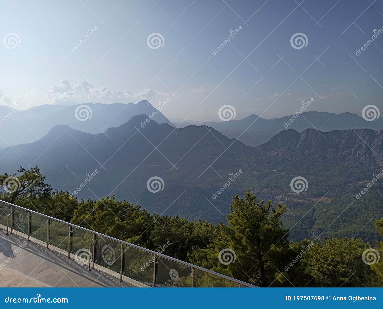 Antalya mountain tree view editorial stock photo. Image of ...