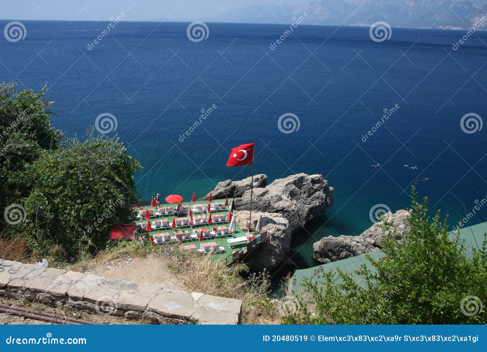 Beautiful Turkish Coastline Stock Image - Image of holiday, destination ...