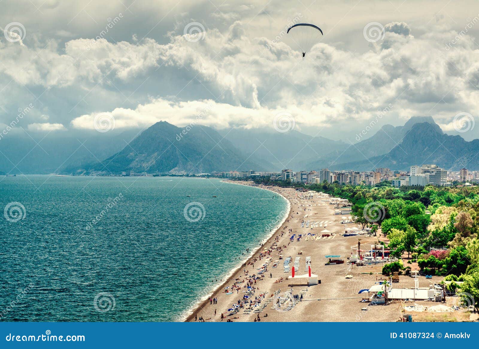Antalya seaside Turkey stock photo. Image of famous, asia - 41087324