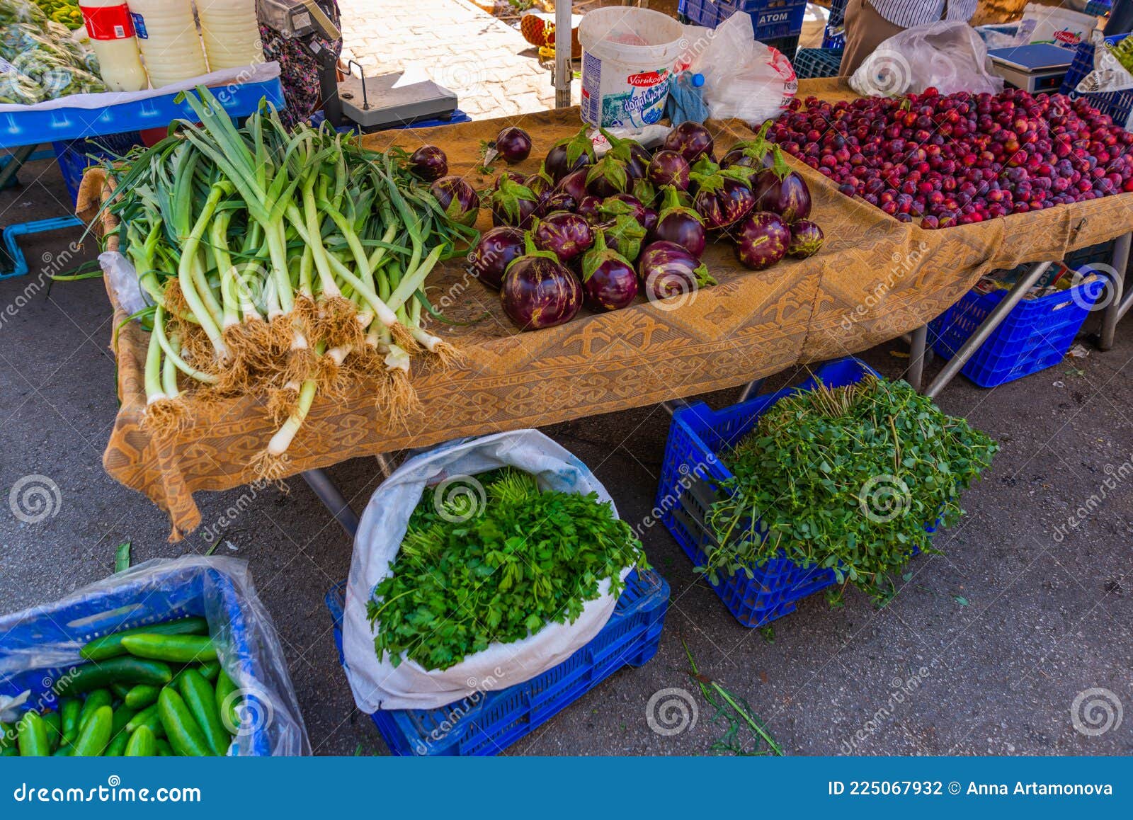 ANTALYA, TURKEY: Grocery Traditional Turkish Bazaar in Antalya ...