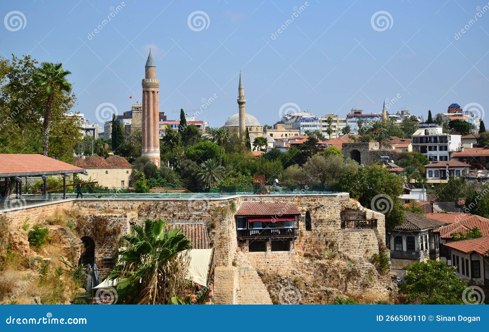 Antalya - TURKEY stock photo. Image of castle, tower - 266506110