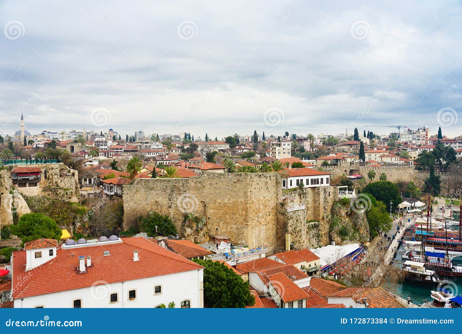 Antalya, Turkey - January 27, 2020: Old Town Kaleci Editorial Stock ...