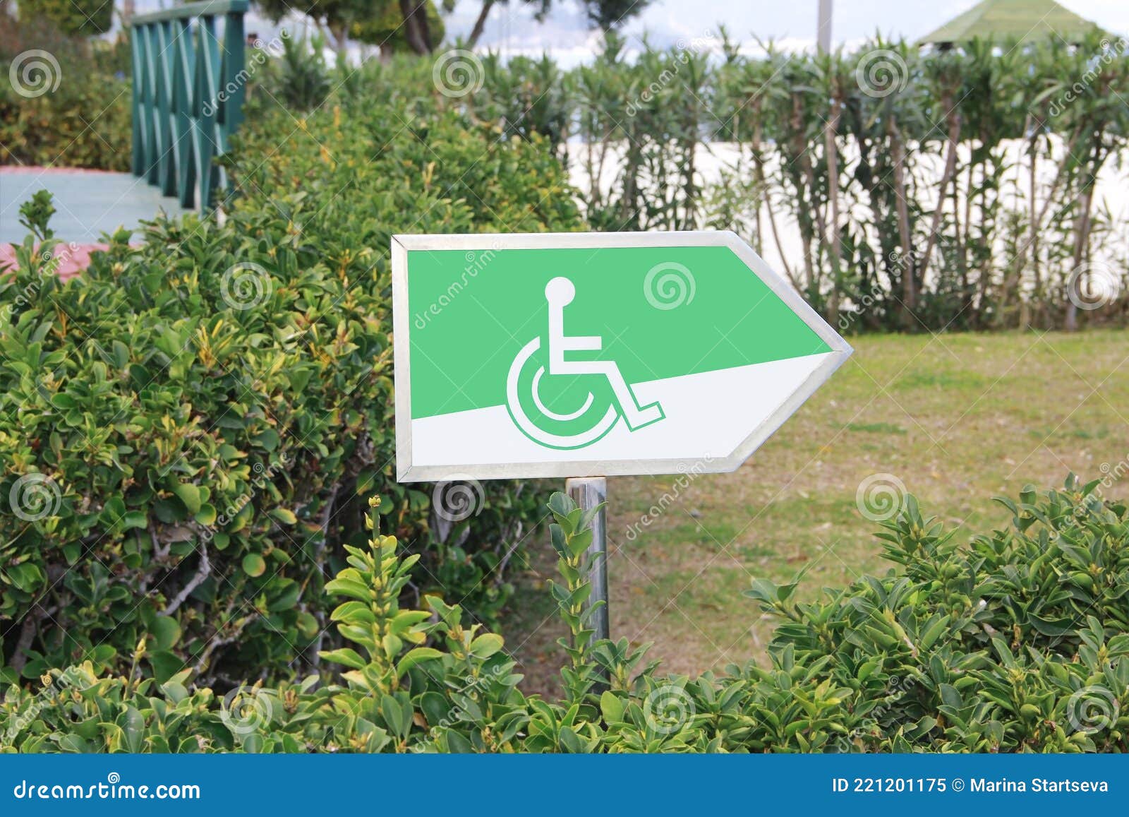 Green Sign With Eagle And Sign With Behavior Rules For German Nature ...