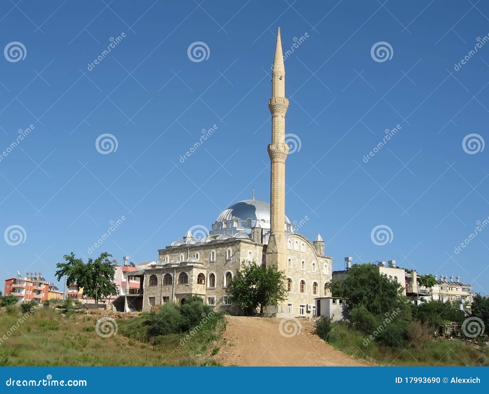 Antalya, Turkey, Minaret stock photo. Image of place - 17993690