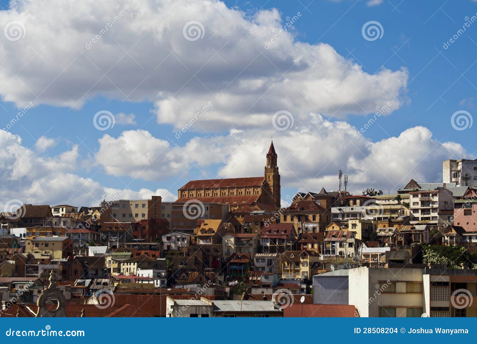 Antananarivo Madagascar stock photo. Image of roofs, urban - 28508204