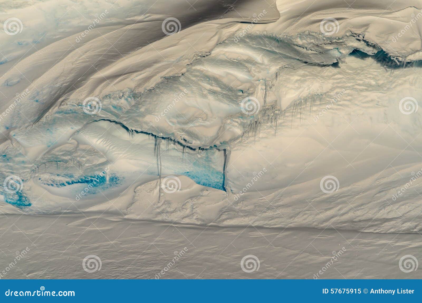 Antarctic Ice Cornice stock image. Image of travel, snow - 57675915