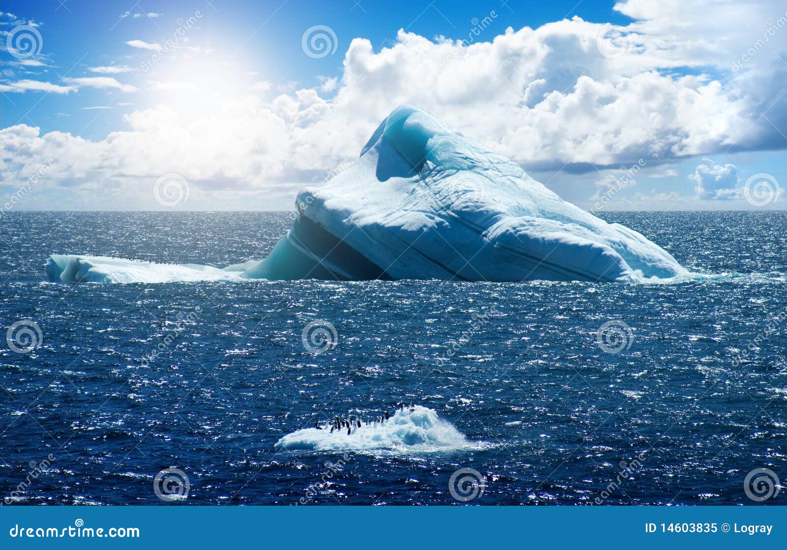 Antarctic ice island stock image. Image of glacier, blue - 14603835