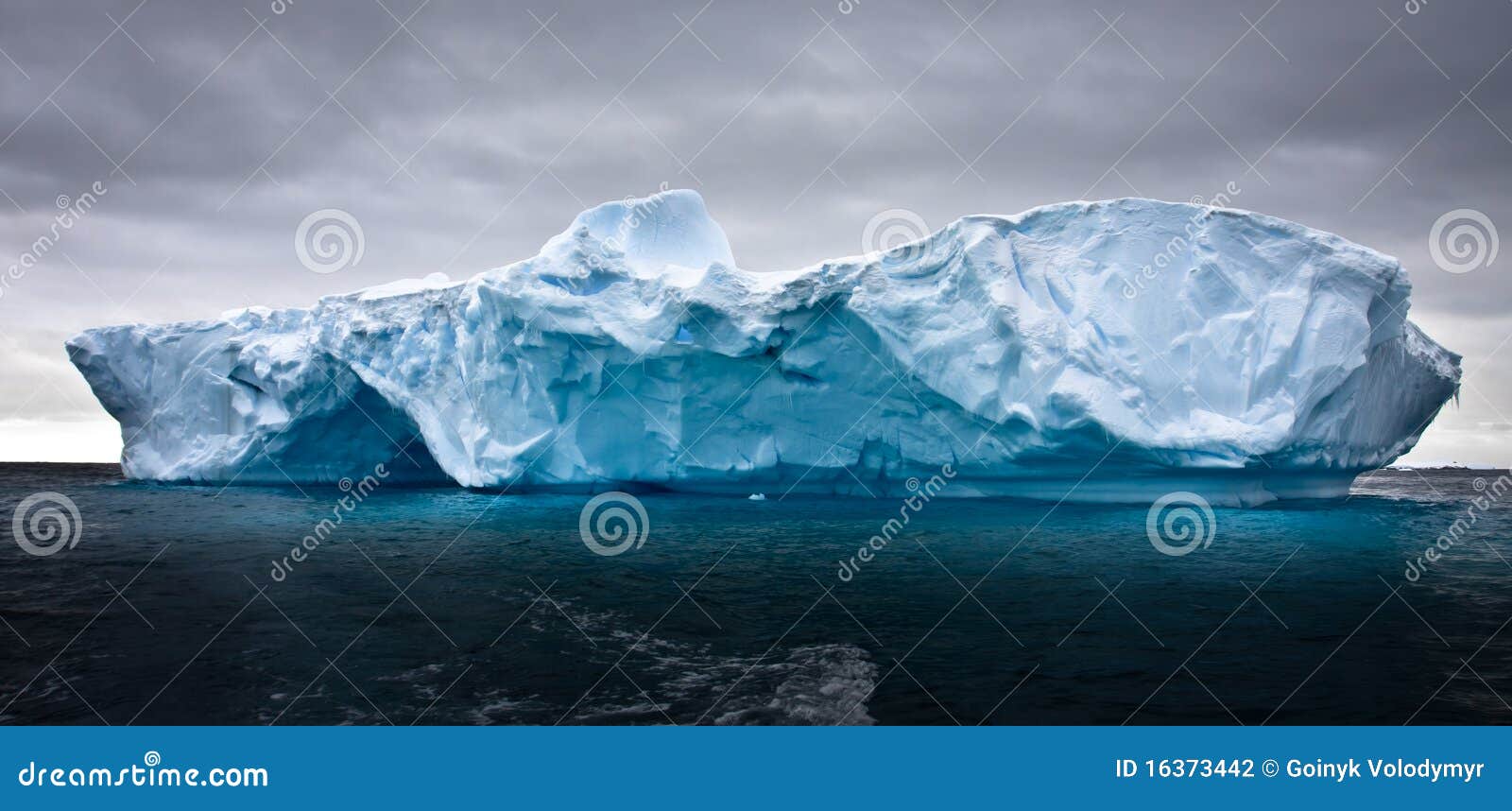 Antarctic iceberg stock photo. Image of freeze, area - 16373442