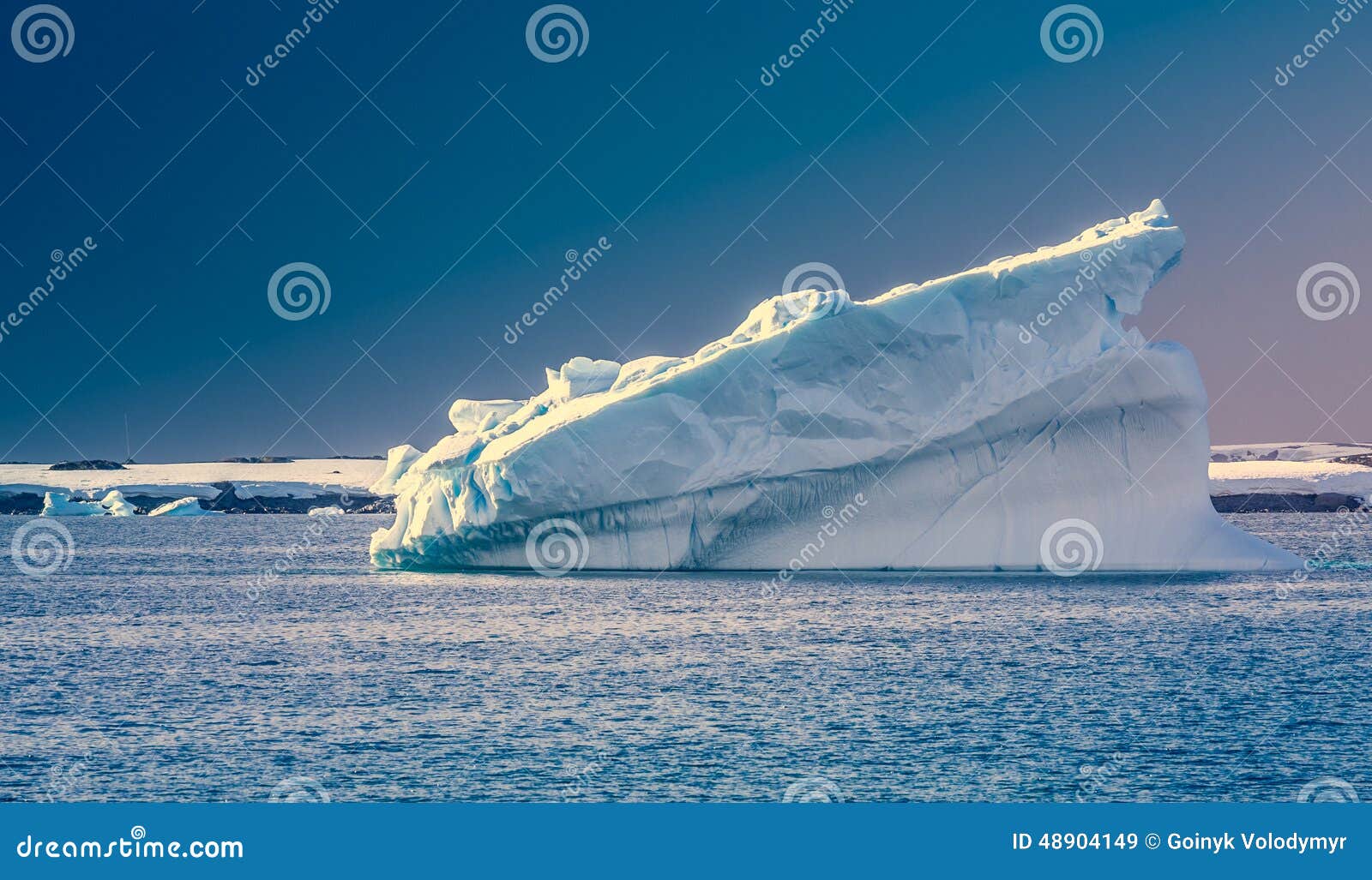 Antarctic iceberg stock image. Image of area, glacier - 48904149