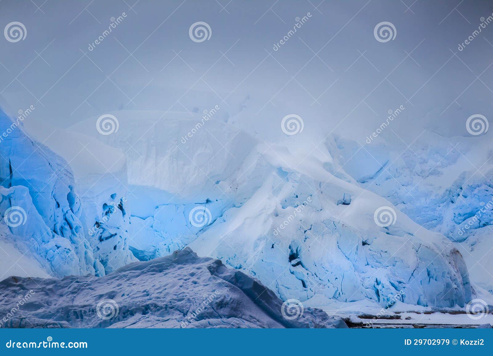 Layers of blue iceberg stock image. Image of climate - 29702979