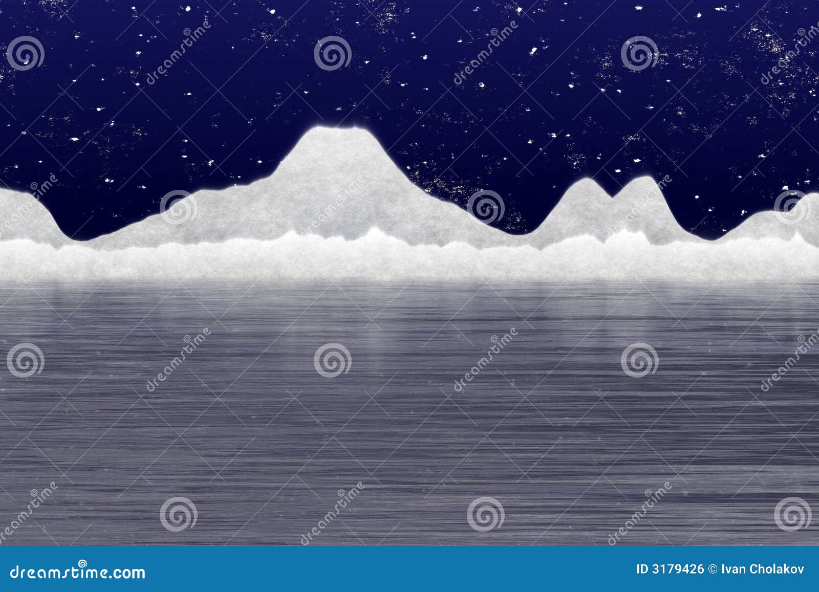 Antarctic landscape stock illustration. Illustration of fantasy - 3179426