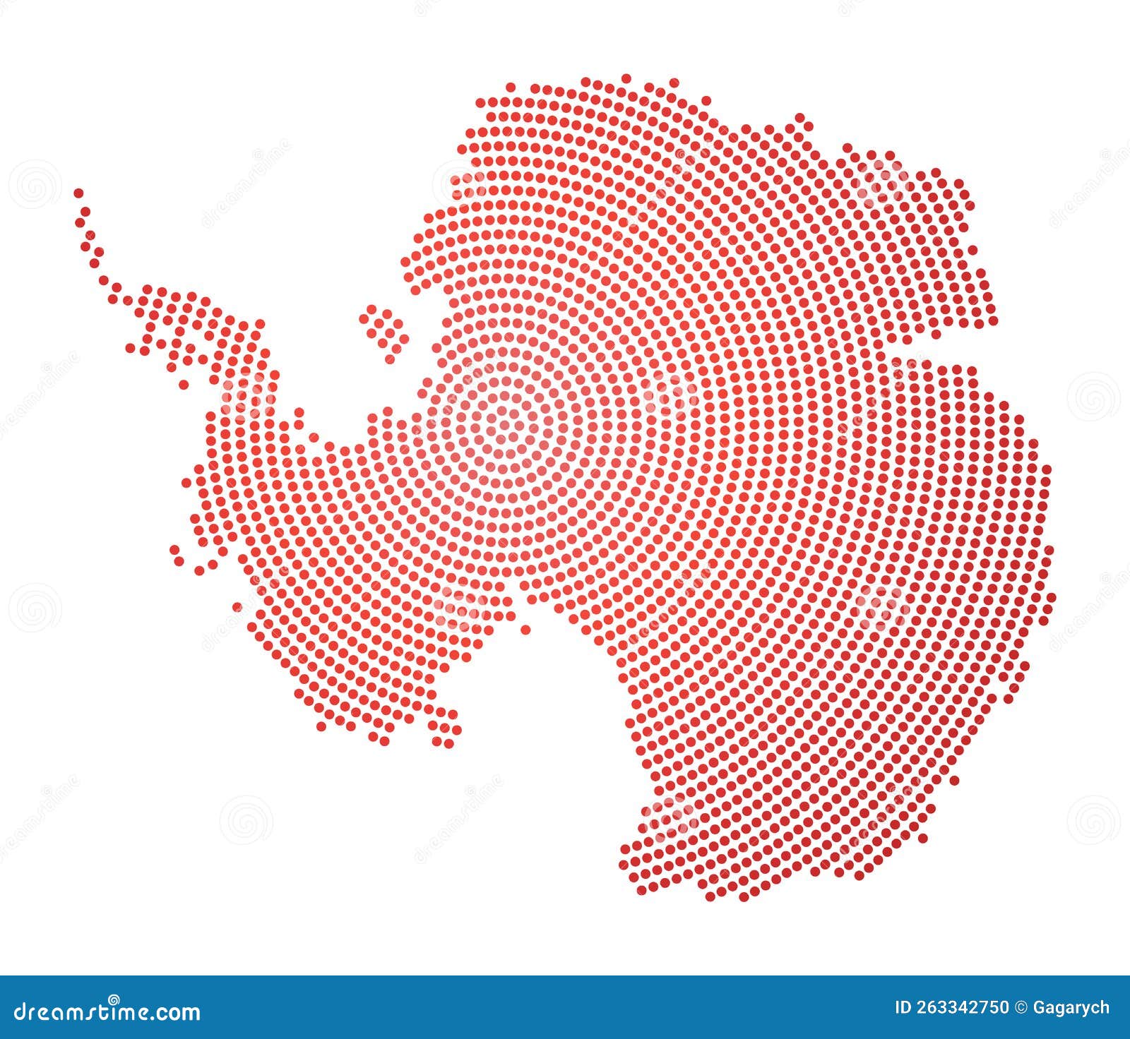 Antarctica dotted map. stock vector. Illustration of concept - 263342750