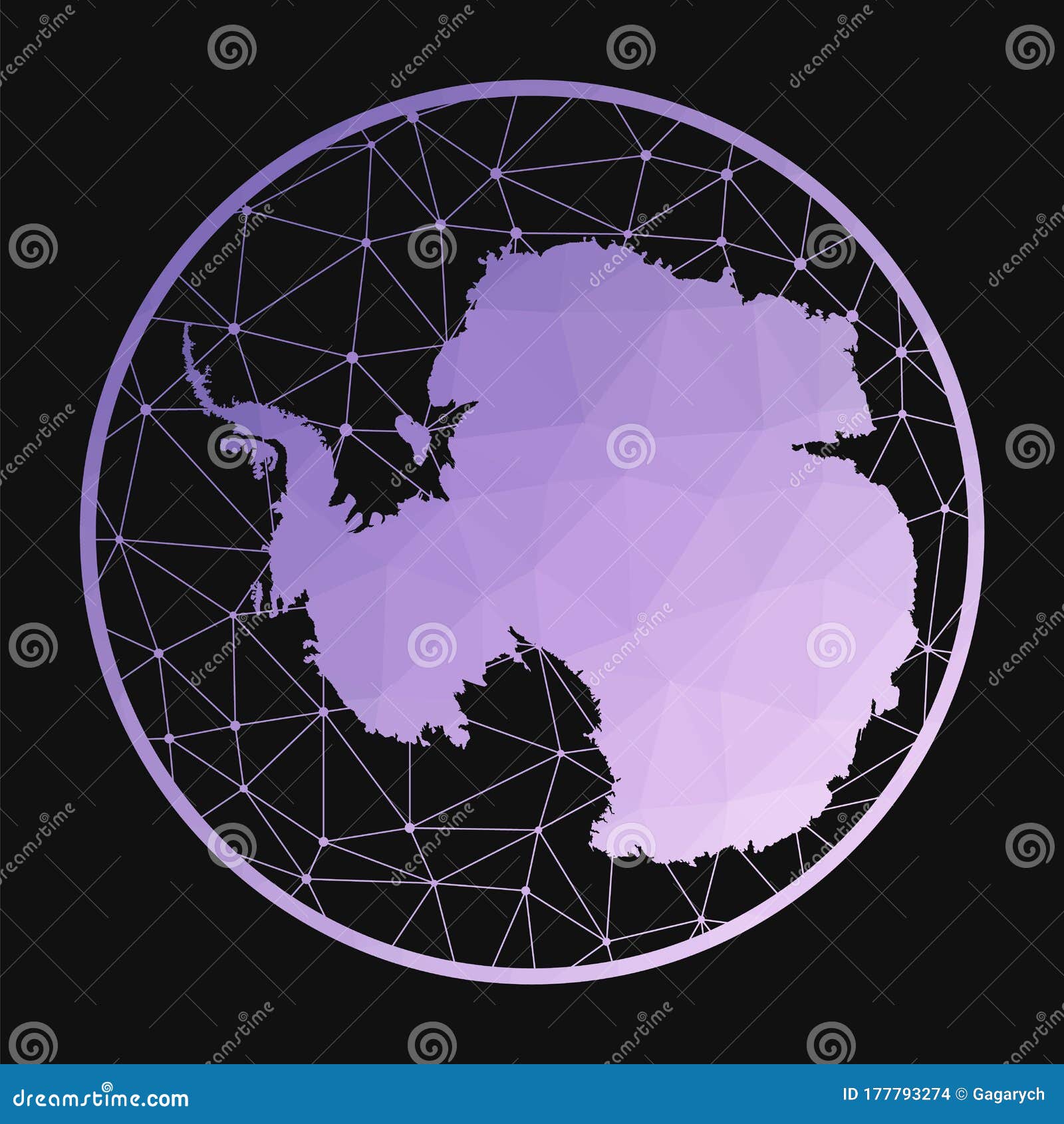 Antarctica icon. stock vector. Illustration of information - 177793274