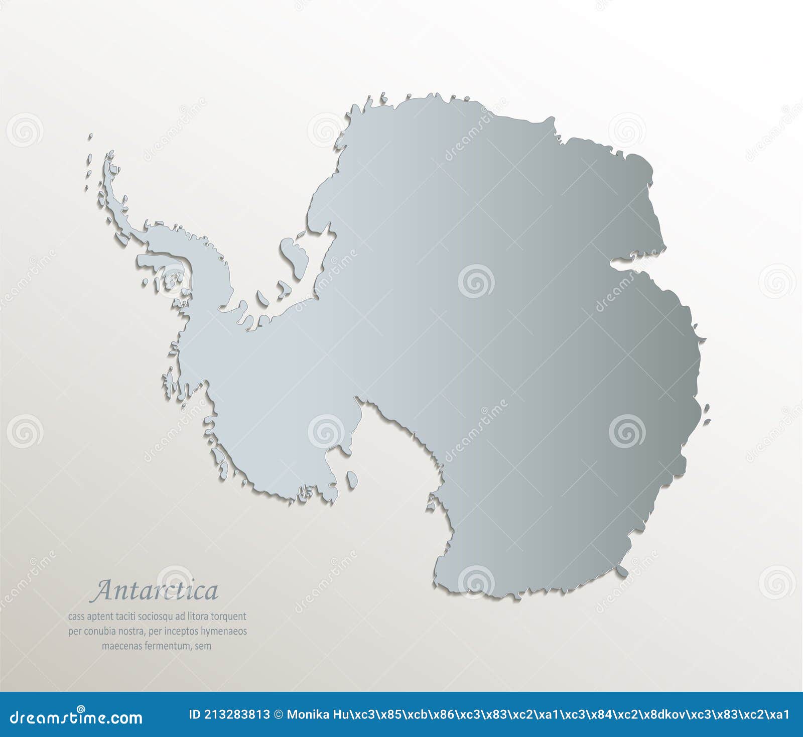Antarctica Map, Old Paper Background Cartoon Vector | CartoonDealer.com ...