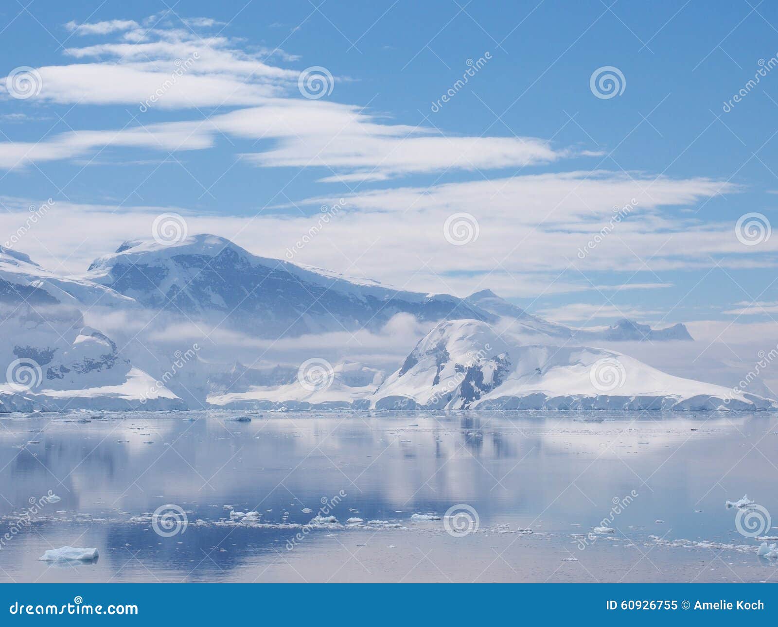 Antarctica Neumayer Channel Stock Image - Image of blue, antarctic ...