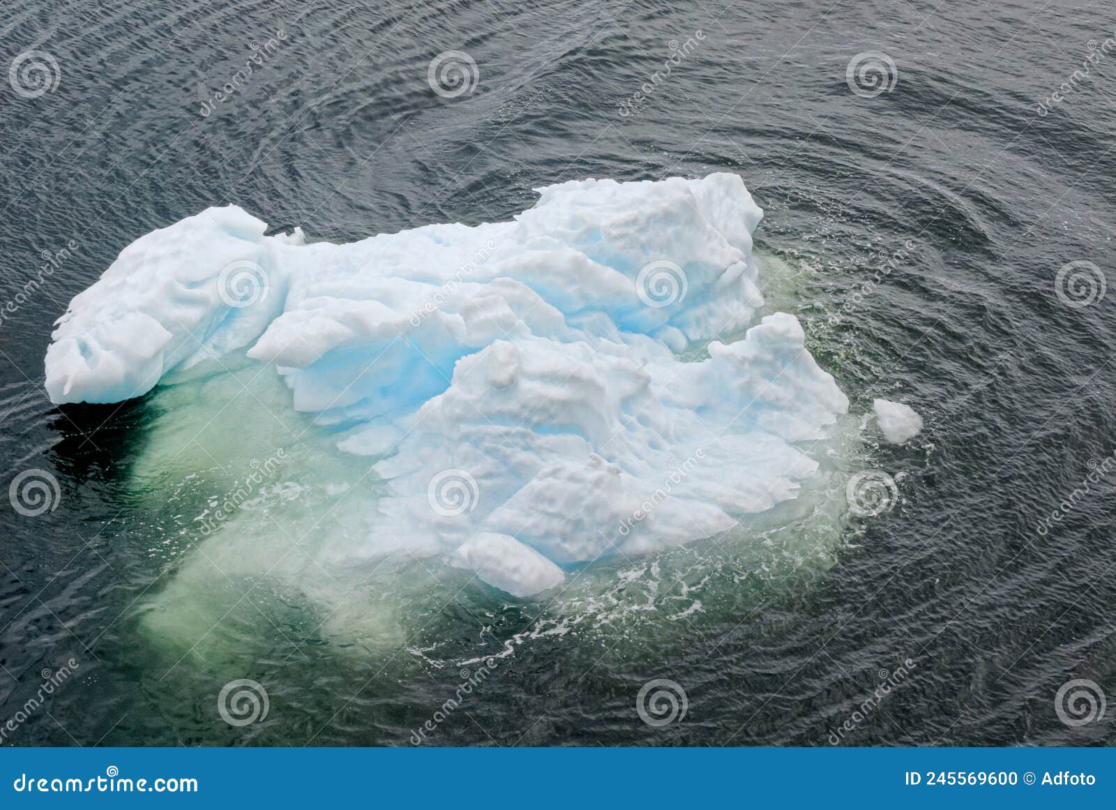 Antarctica - Pieces of Floating Ice - Global Warming Stock Photo ...