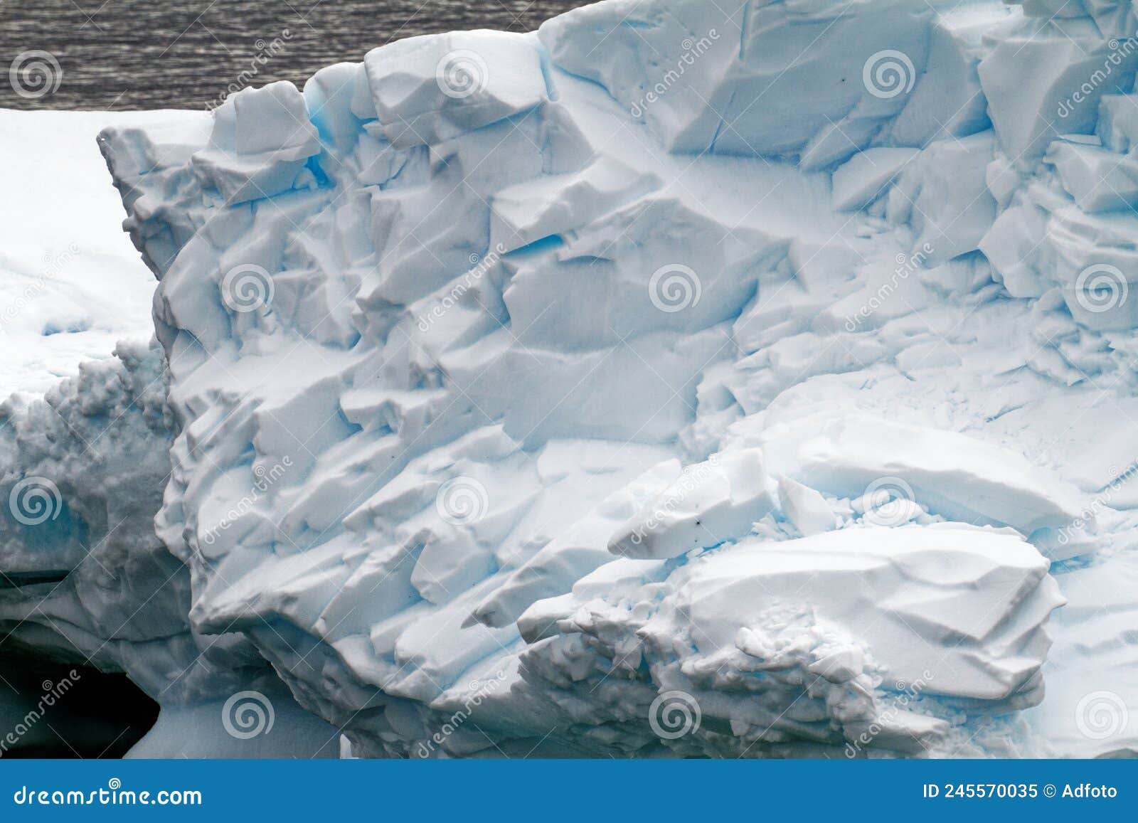 Antarctica - Pieces of Floating Ice - Global Warming Stock Image ...