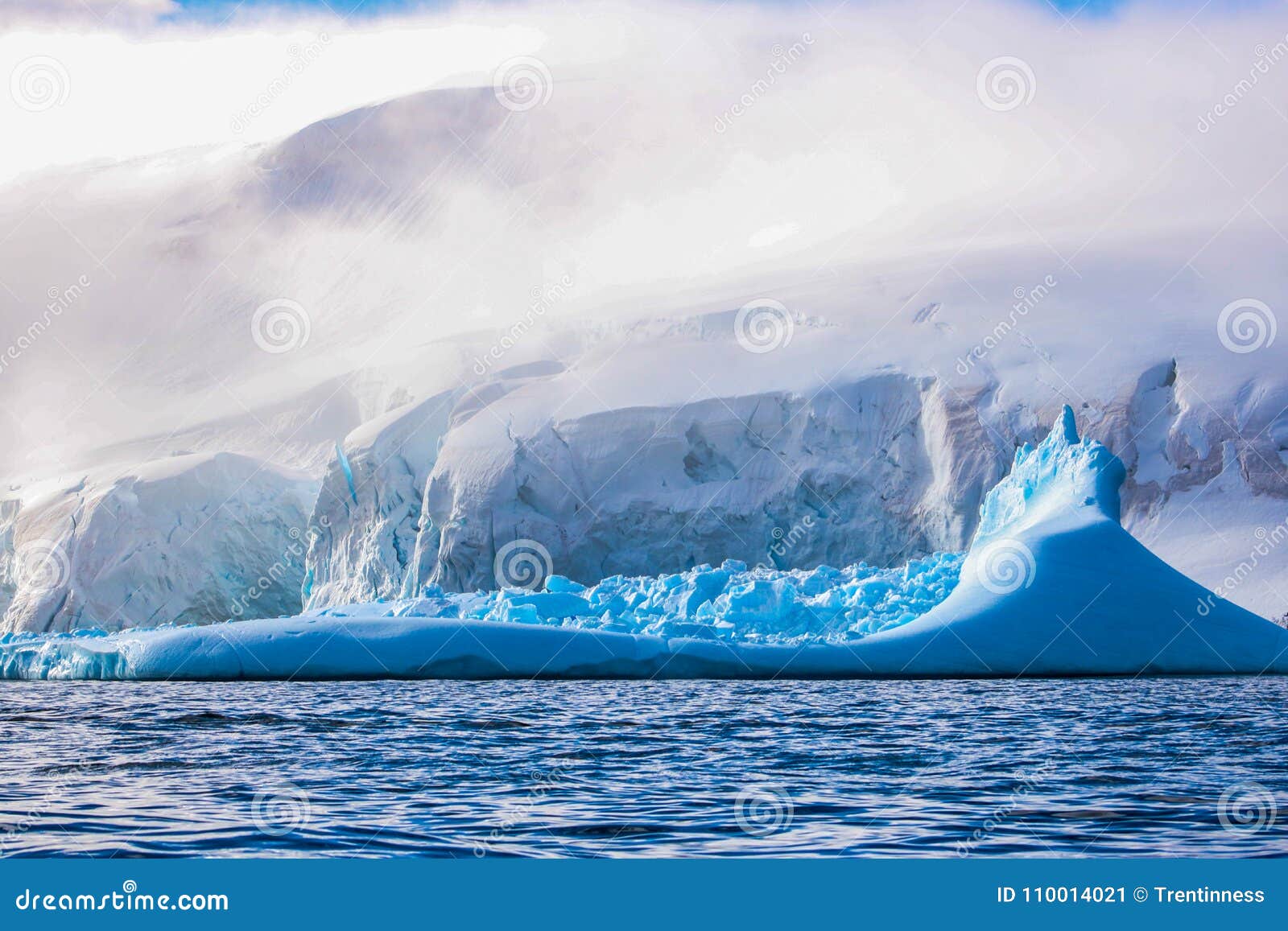 Antarctica in winter stock image. Image of iceberg, remote - 110014021