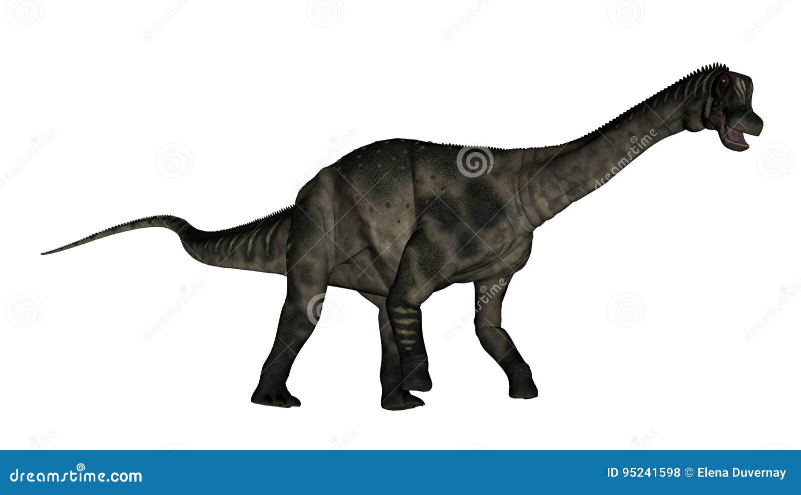 Antarctosaurus Dinosaur Side Profile Royalty-Free Stock Photography ...