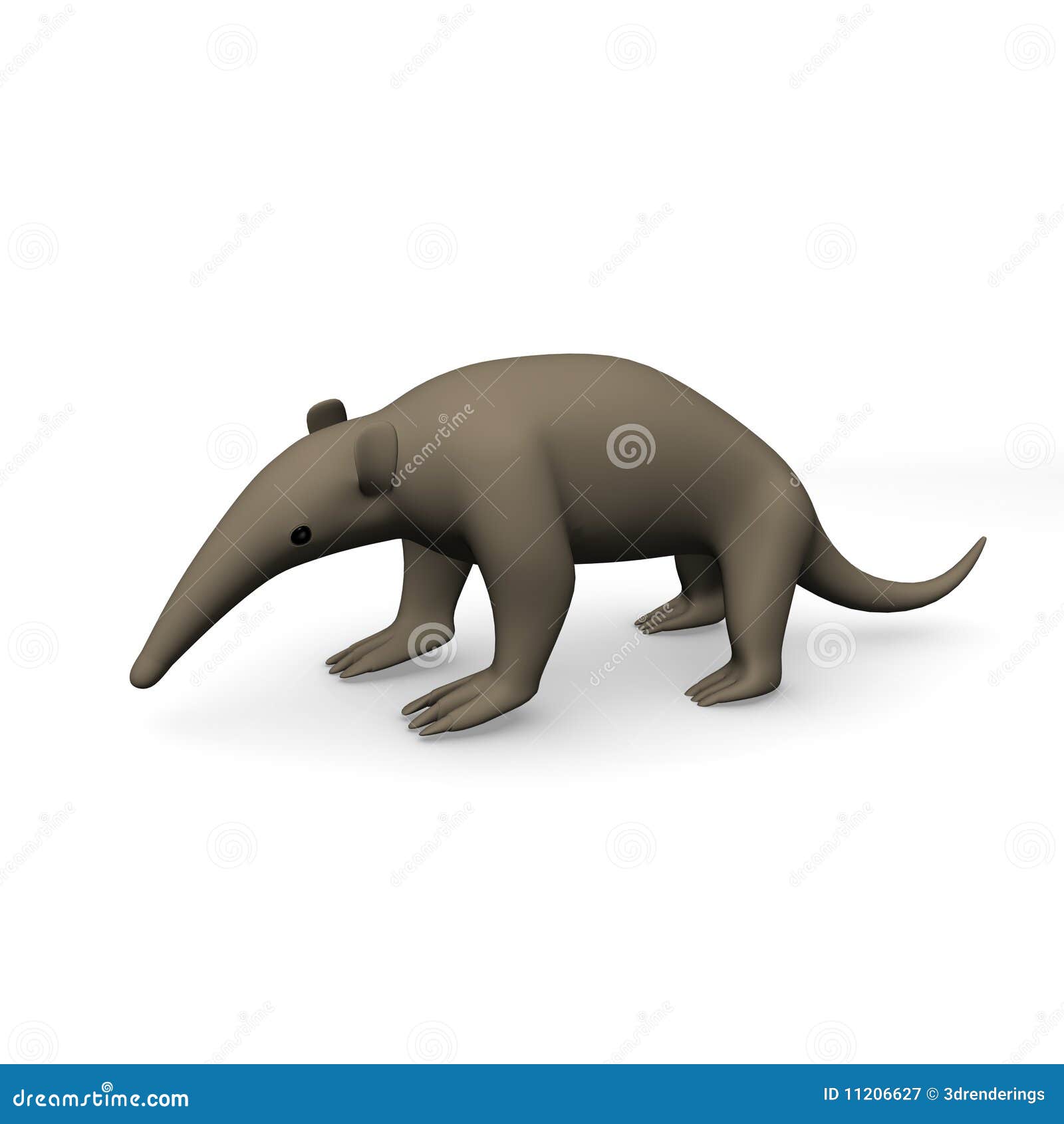 Anteater stock illustration. Illustration of bear, graphics - 11206627
