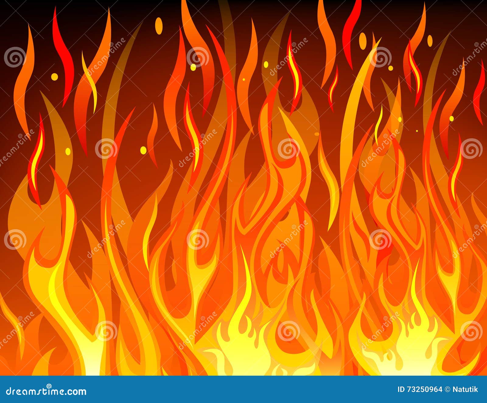 Antecedentes del fuego ilustración del vector. Ilustración de marco ...