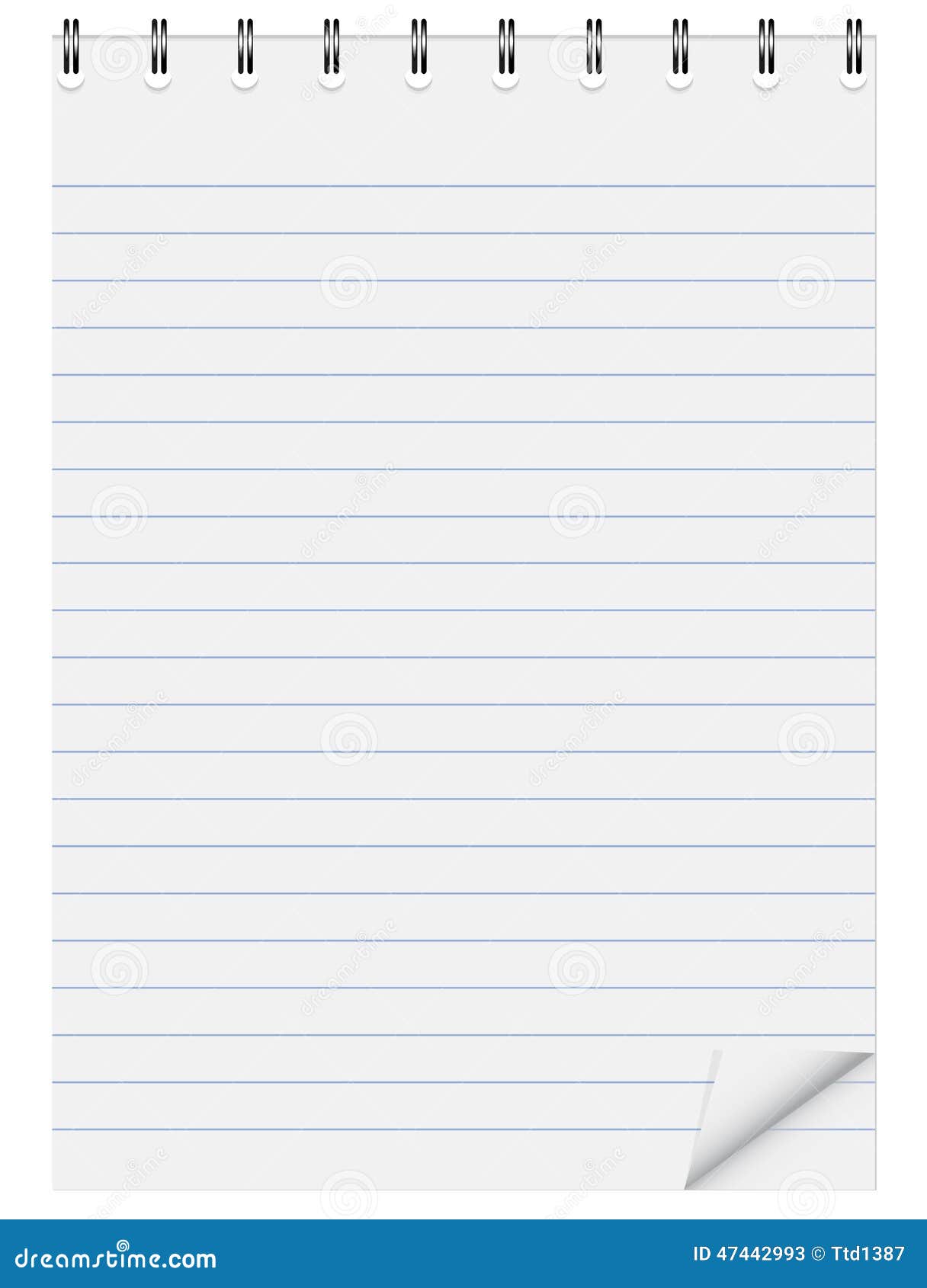 Anteckningsbok Papper Rutigt Vektor Illustrationer - Illustration av ...