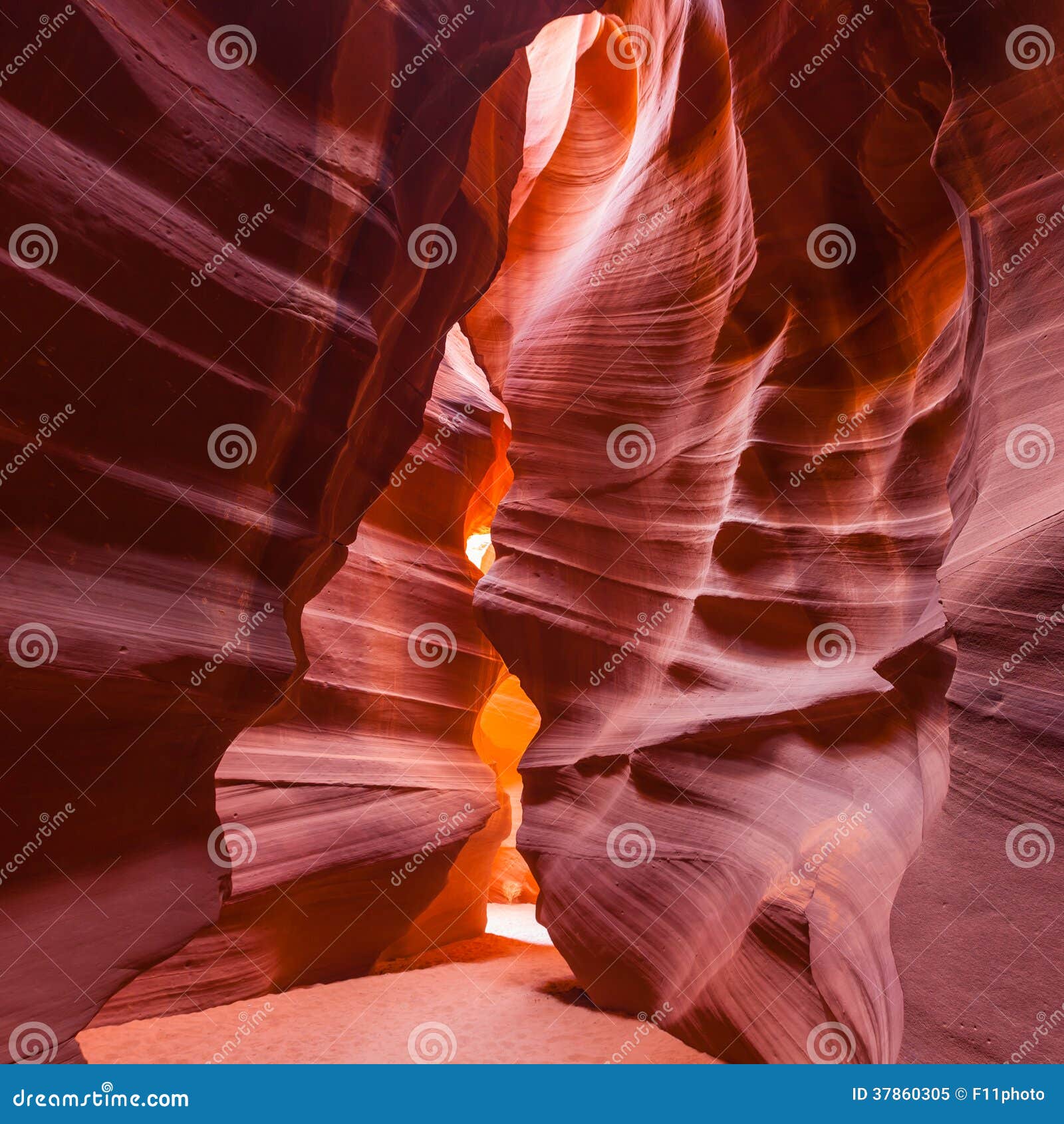Antelope Canyon, AZ USA stock image. Image of lower, cave - 37860305