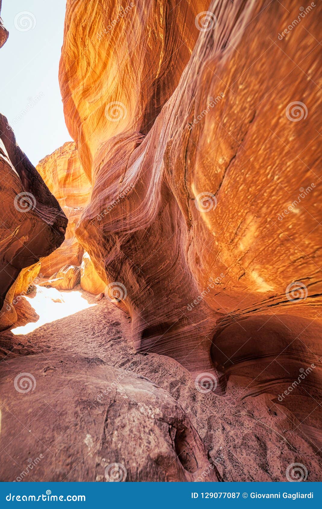 Antelope Canyon Texture and Rock Formations, Arizona Stock Image ...