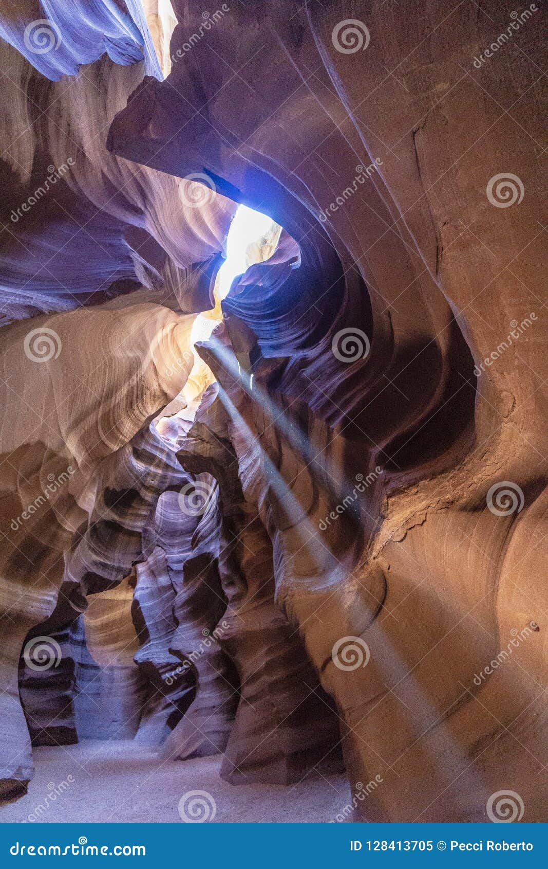 The Antelope Canyons, Lower Canyon Stock Image - Image of canyon ...