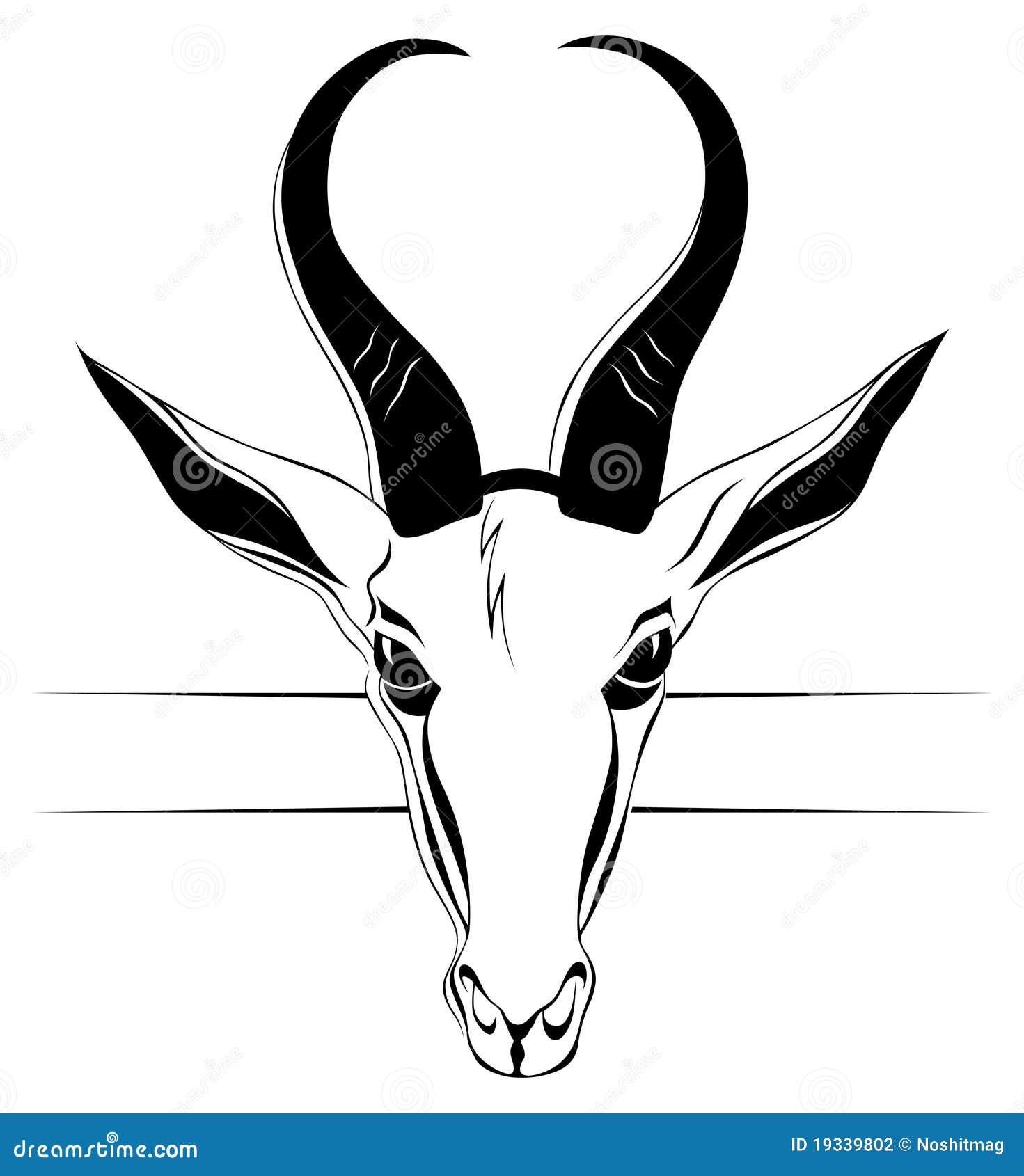 Antelope Head Logo, Good For Brand Logo And Business Logo Vector ...