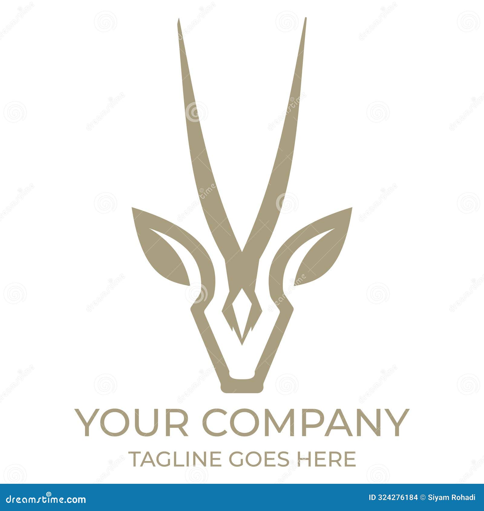Antelope Logo Vector Illustrations Design Icon Logo Stock Vector ...