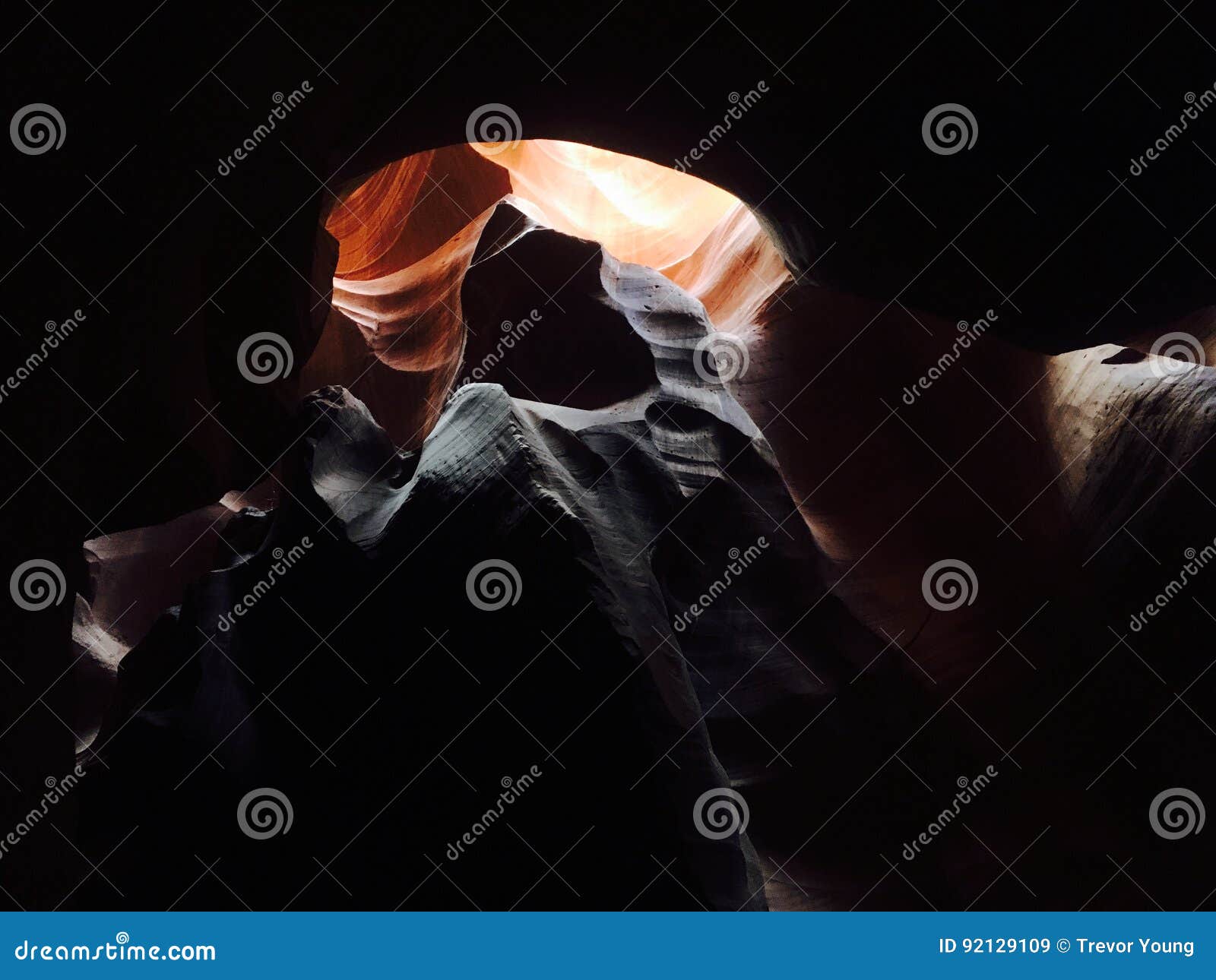 Antelope stock image. Image of glow, sandstone, nature - 92129109