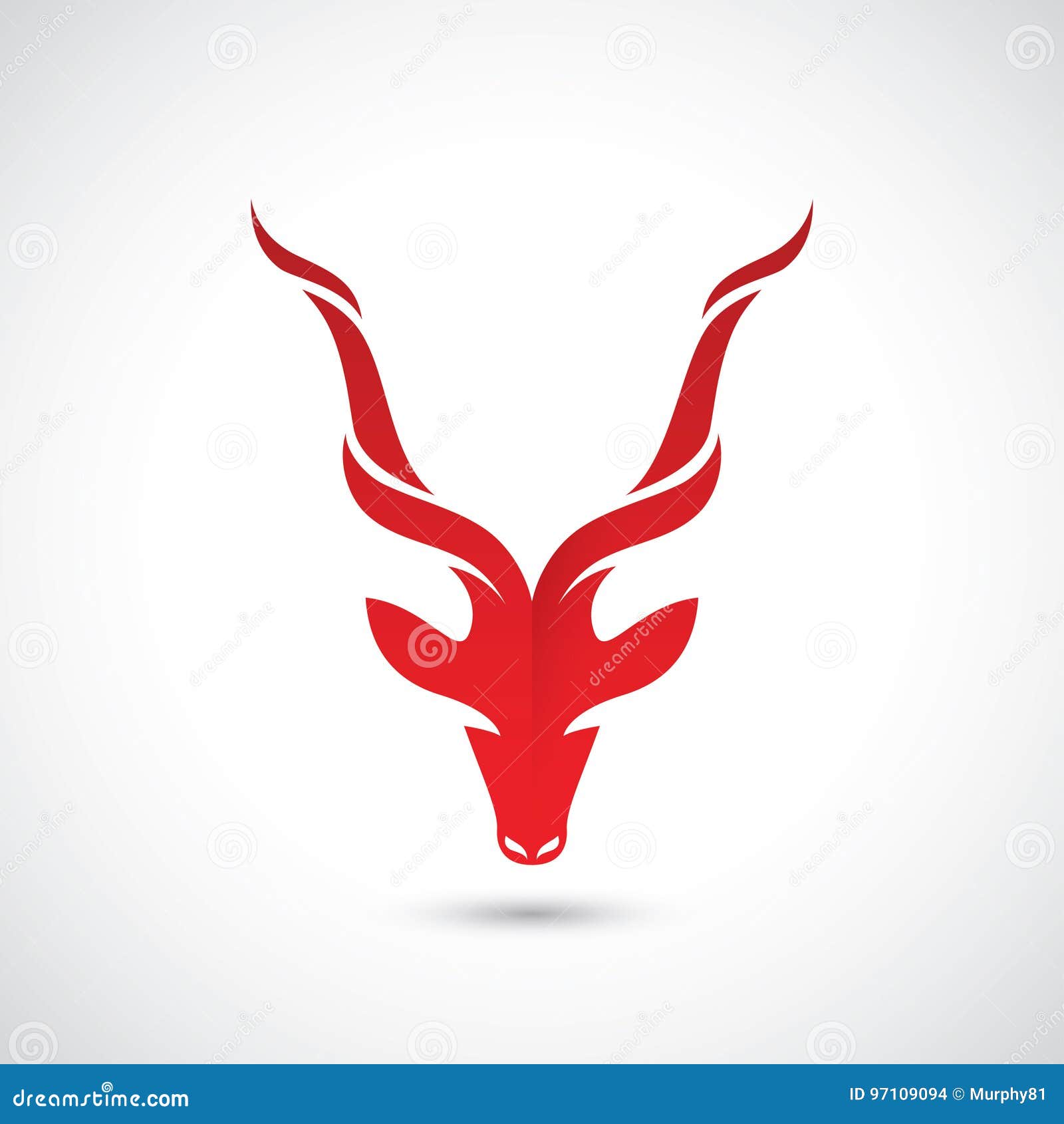 Antelope Sign - Vector Illustration Stock Vector - Illustration of ...
