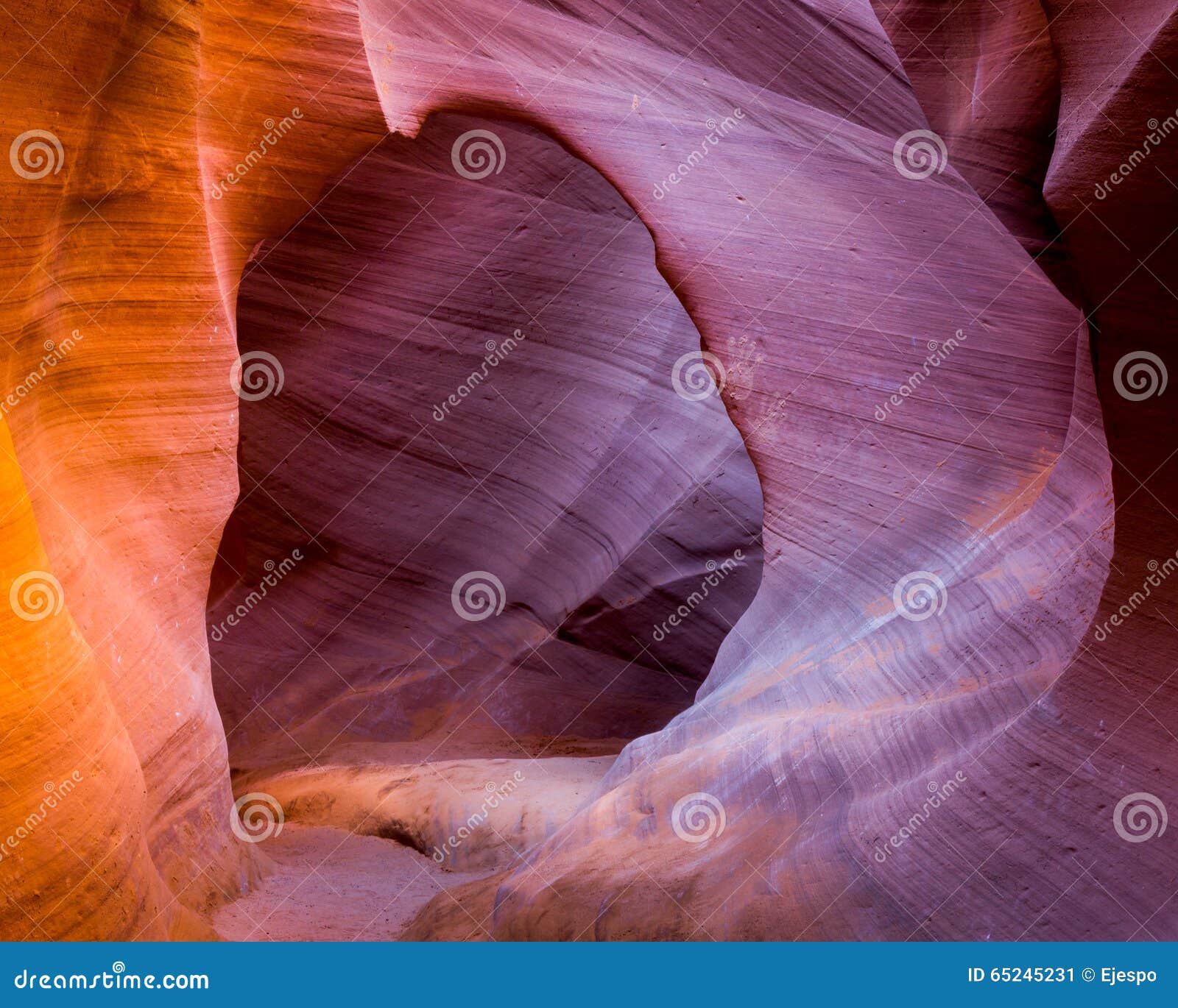 Antelope Trail stock image. Image of navajo, canyon, indian - 65245231