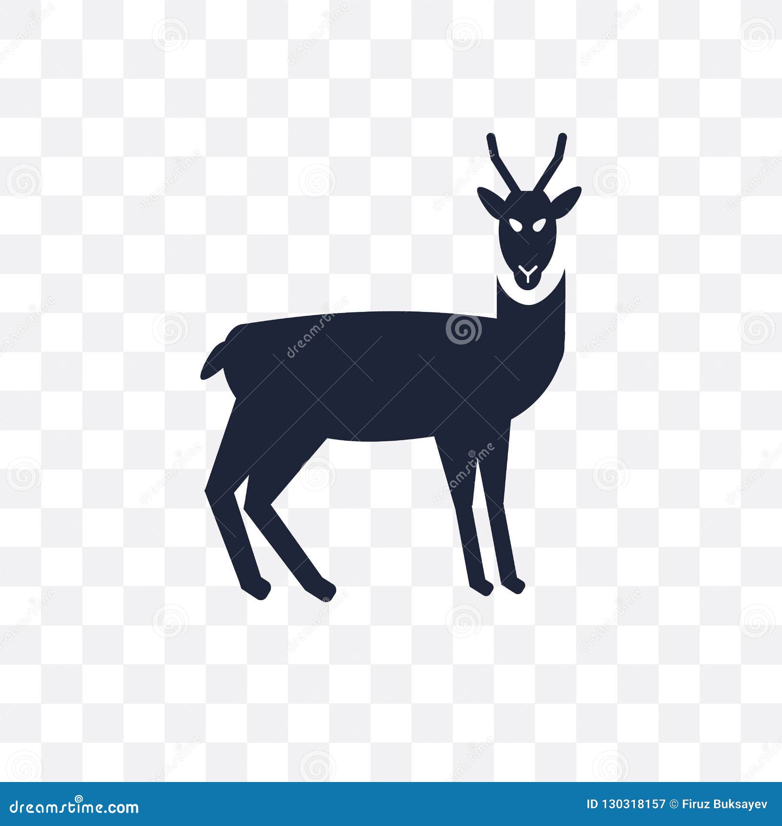 Antelope Transparent Icon. Antelope Symbol Design from Animals C Stock ...