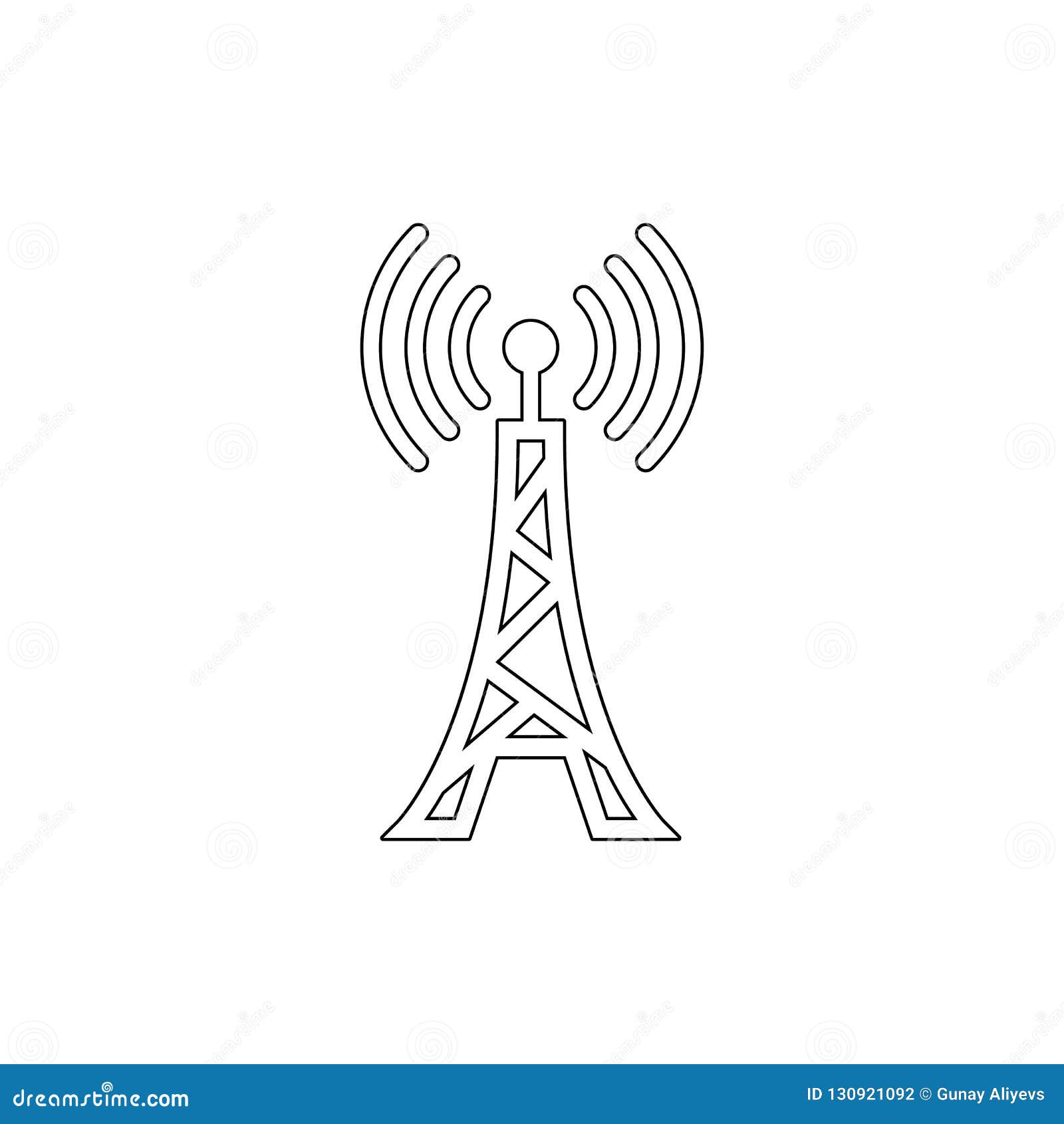 Antena Icon. Element of Media for Mobile Concept and Web Apps ...