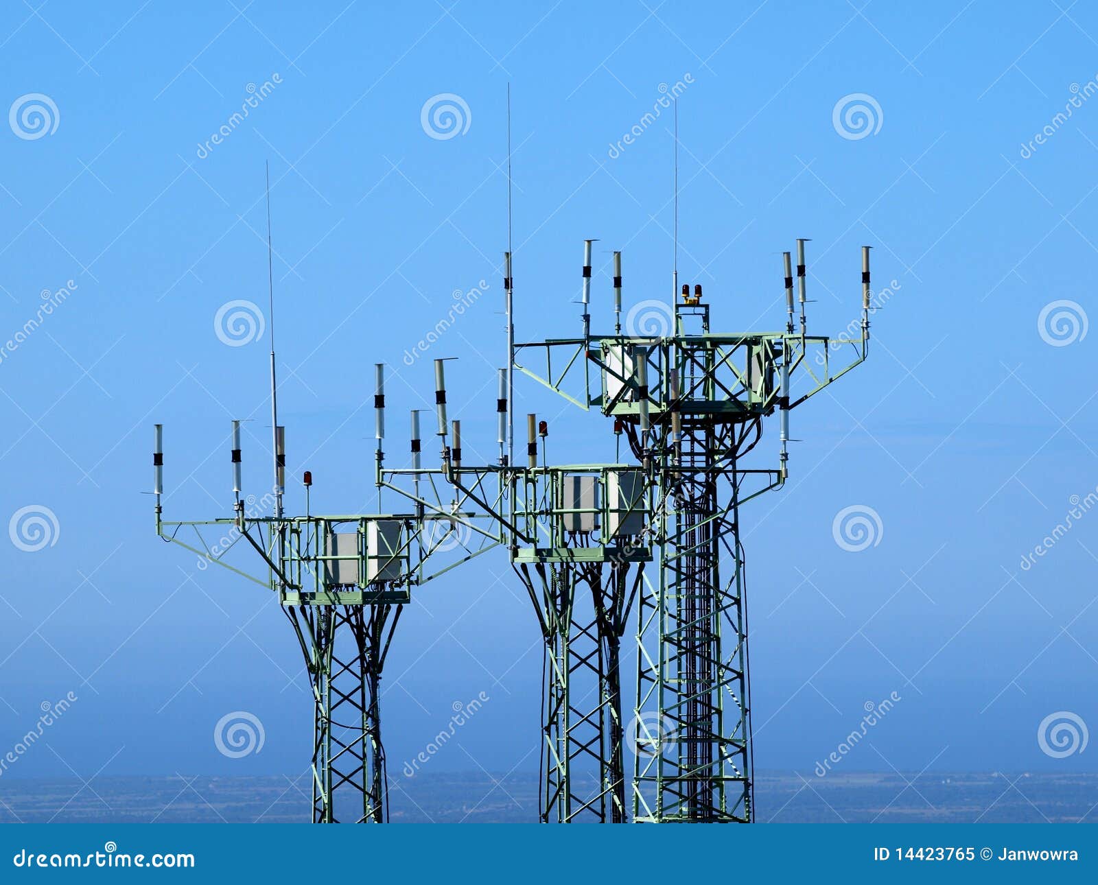 Antenna stock image. Image of overview, intercept, spain - 14423765