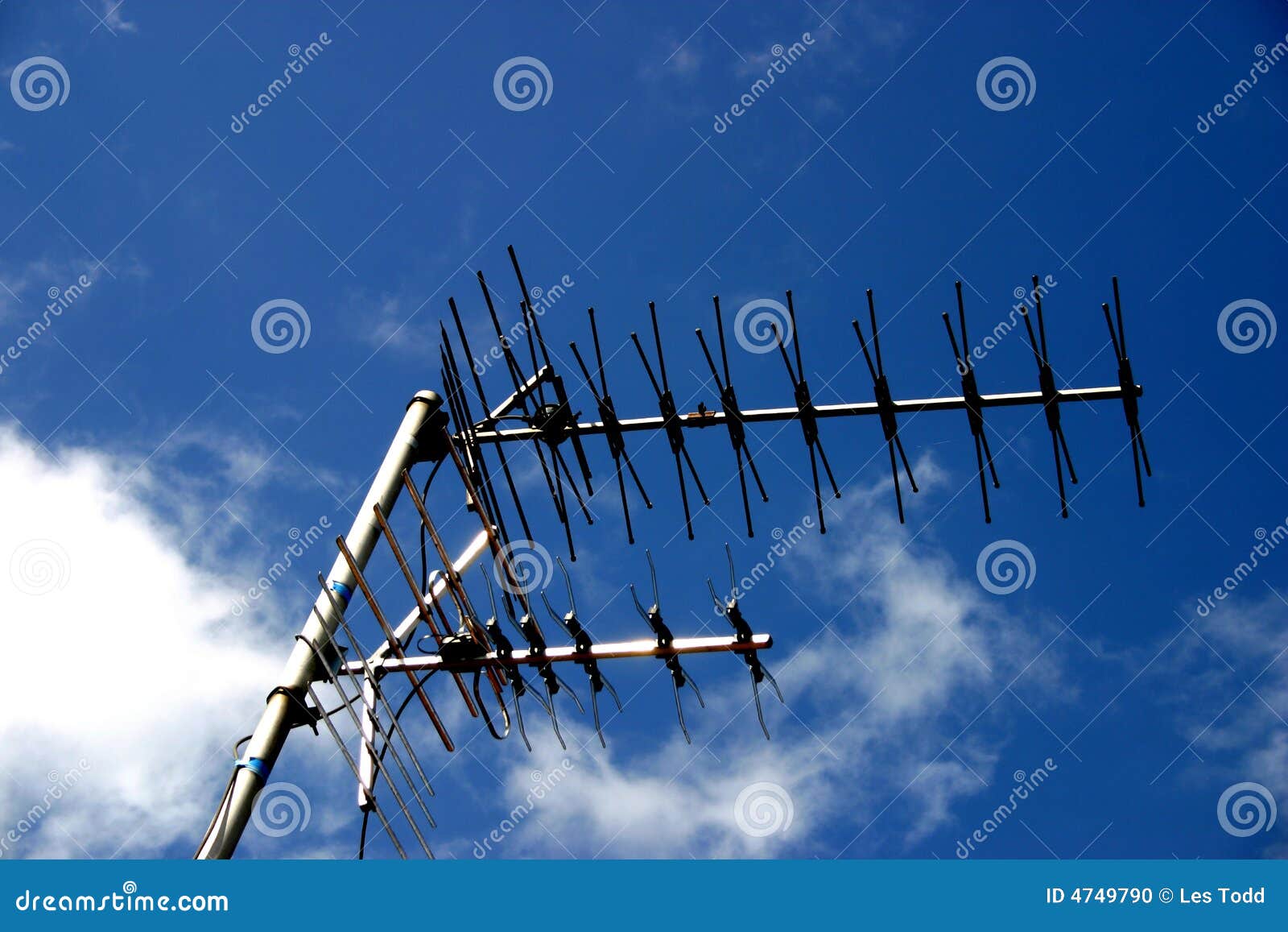 Antenna stock photo. Image of blue, communications, telecommunications ...