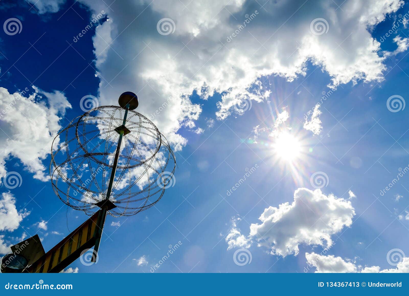 Artic Circle Monument in Sweden Stock Image - Image of monument ...