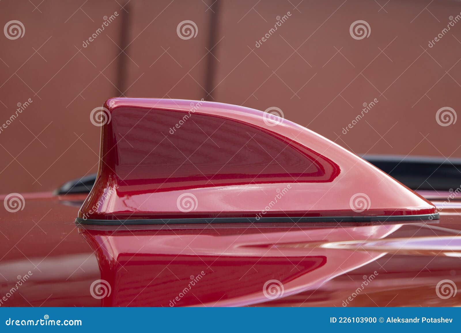 The Antenna of the Car.Shark Fin Stock Photo - Image of aerial, vehicle ...