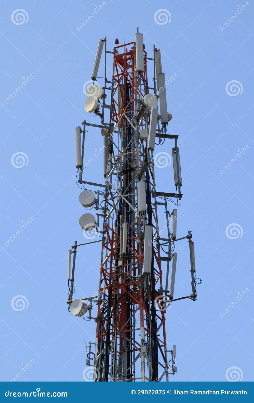 Antenna comunication stock image. Image of iceland, comm - 29022875