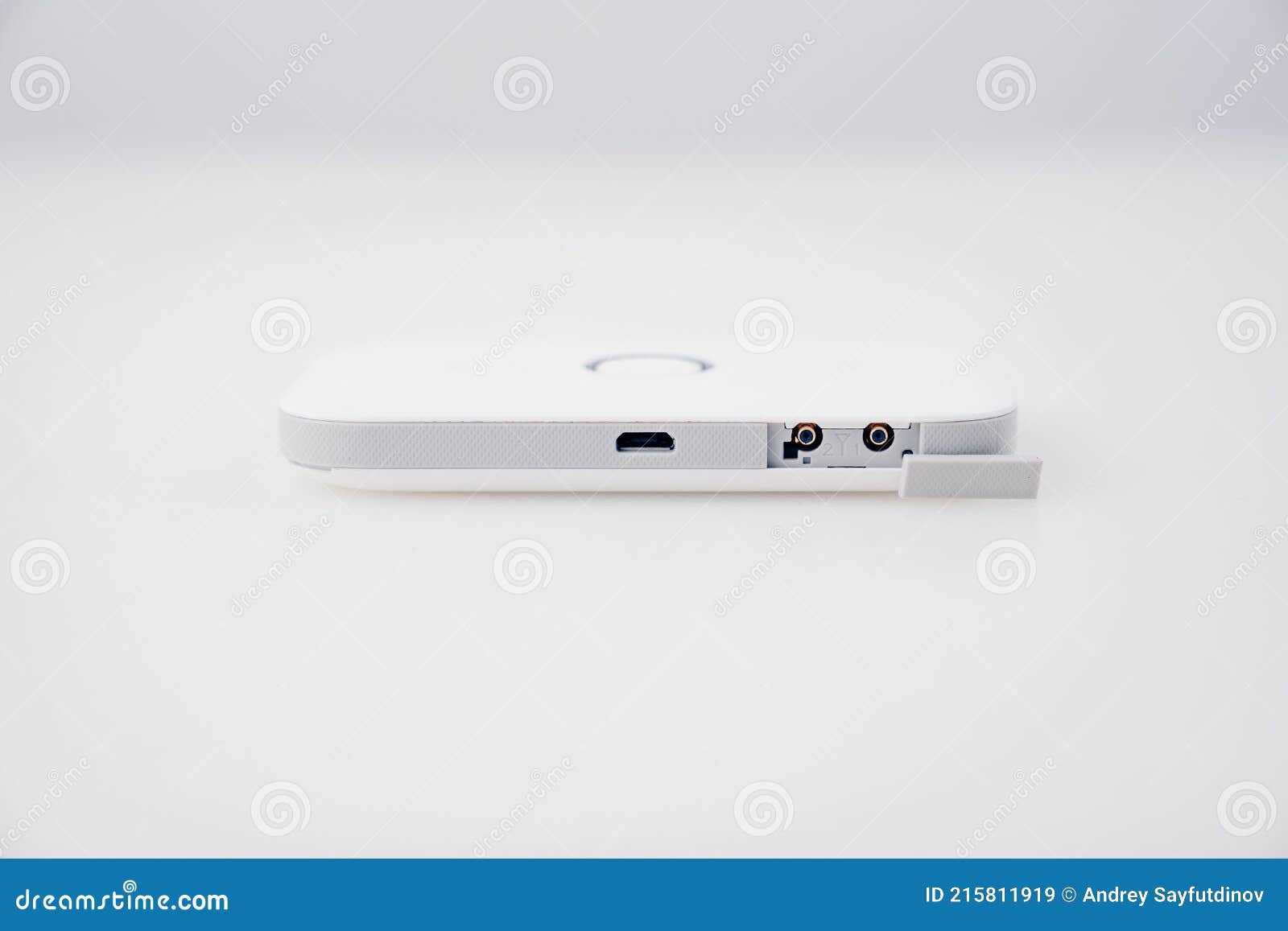 Antenna Connectors in Mobile Modem. Device Has SIM Card Supported by 4G ...