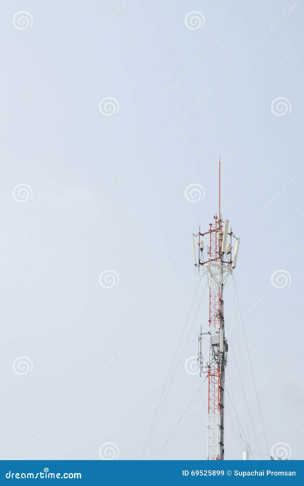 Antenna height stock image. Image of hard, construction - 69525899