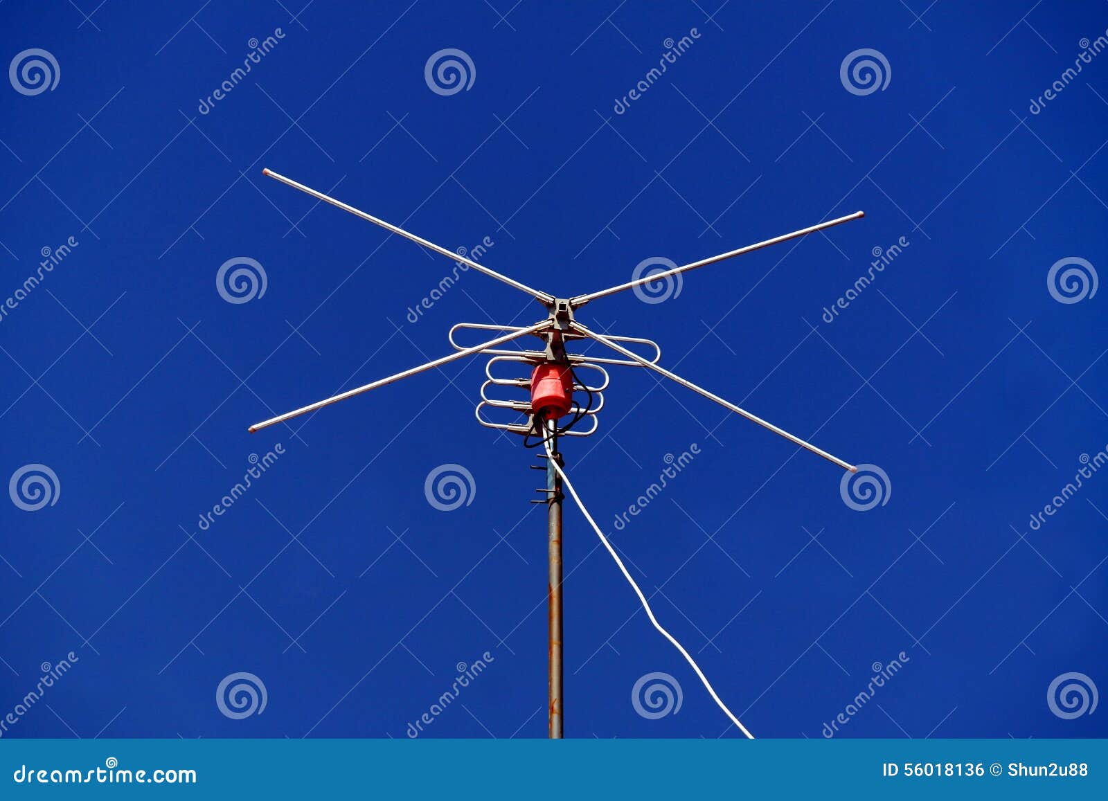 Antenna stock photo. Image of signal, house, ariel, antennas - 56018136