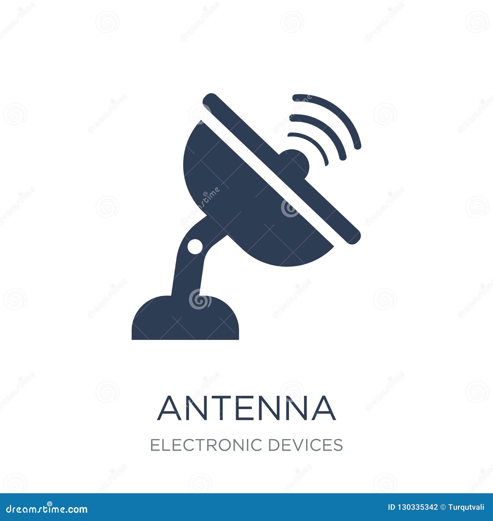 Antenna Icon. Trendy Flat Vector Antenna Icon on White Backgroun Stock ...