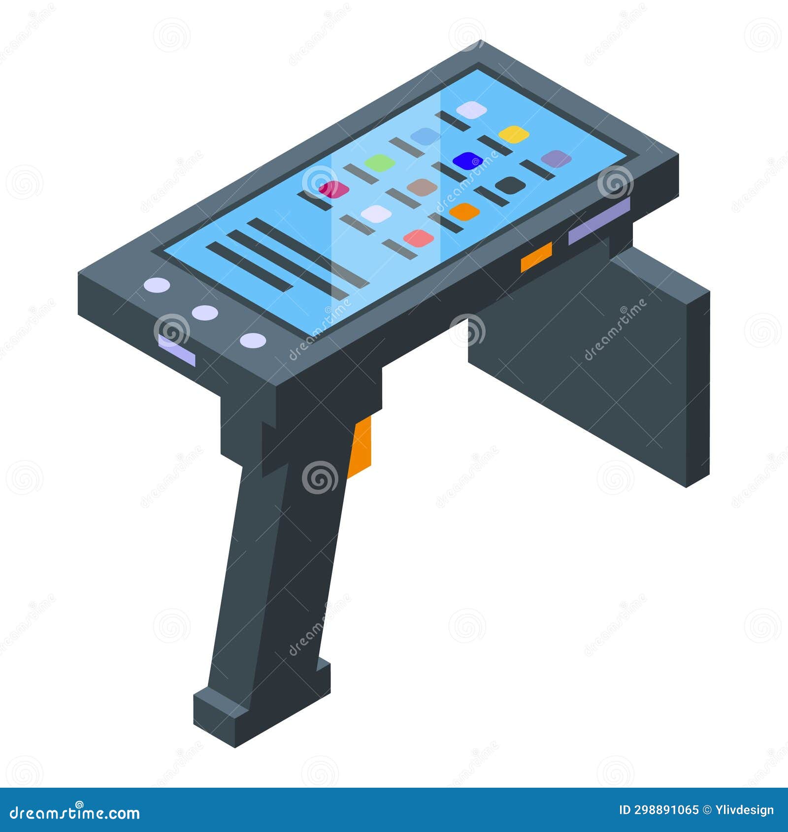 RFID Tag Security Presentation Cartoon Poster Vector Illustration ...