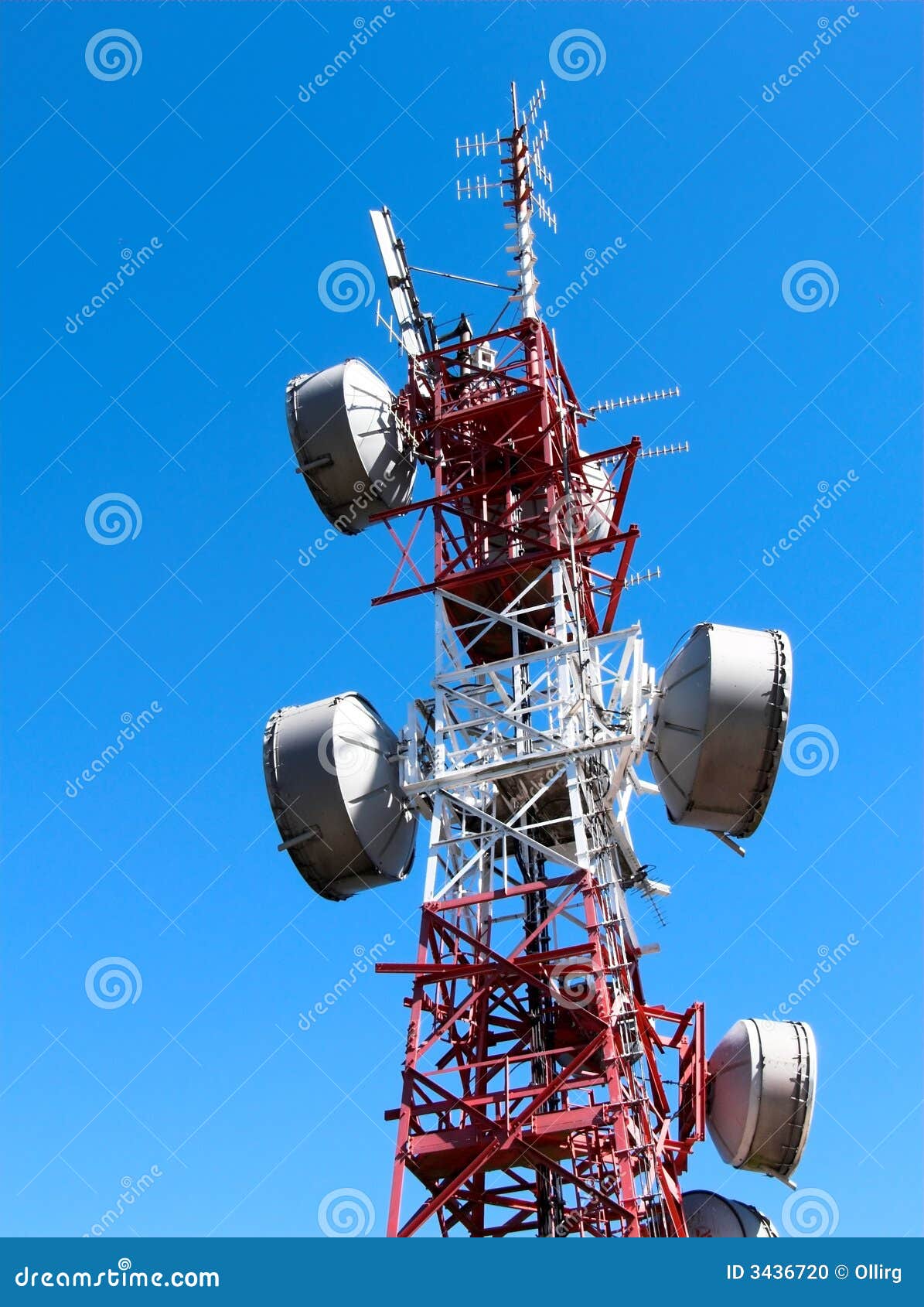 Antenna Repeater Communication Stock Photo - Image of communication ...