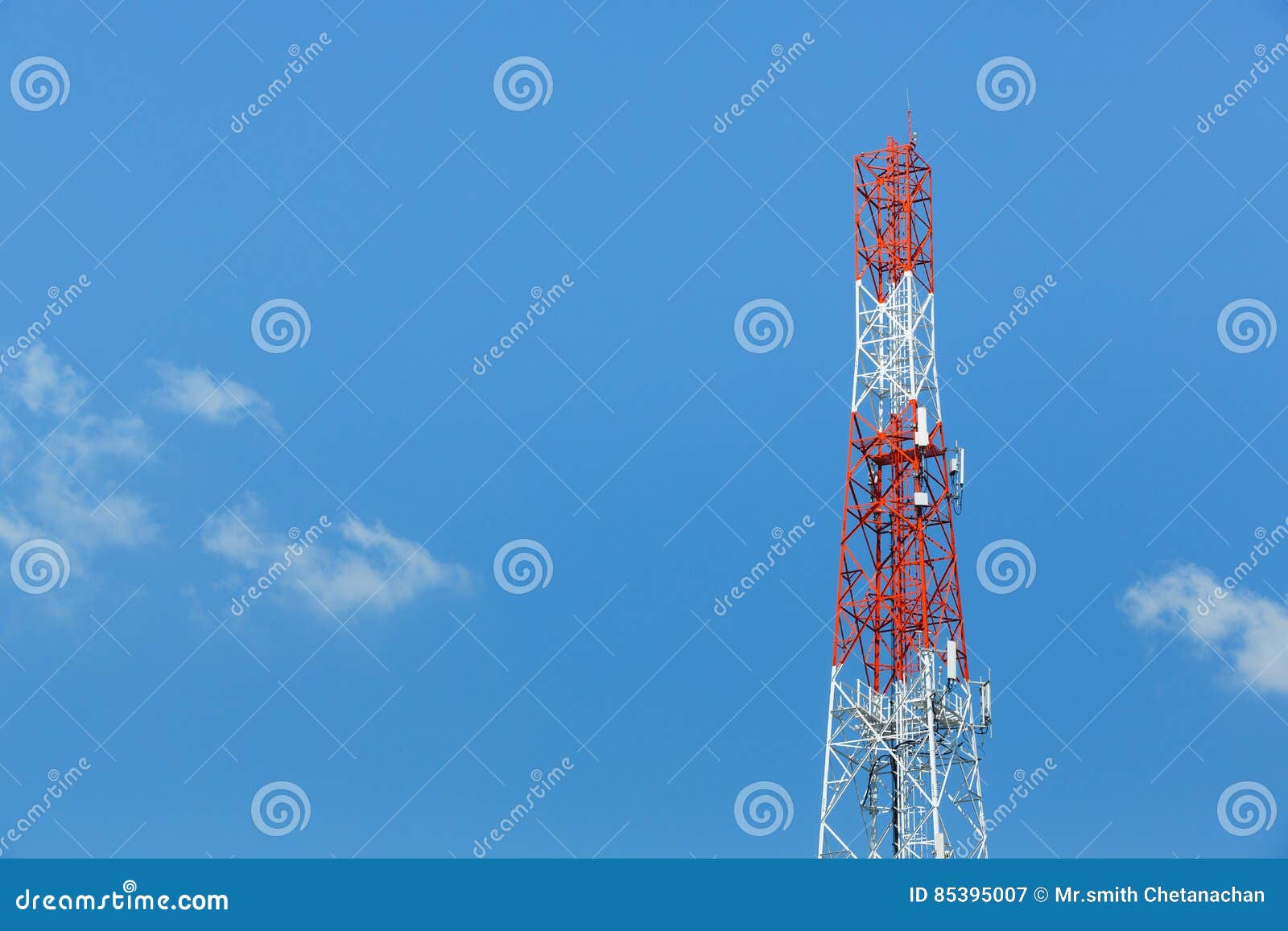 Antenna repeater tower stock image. Image of satellite - 85395007