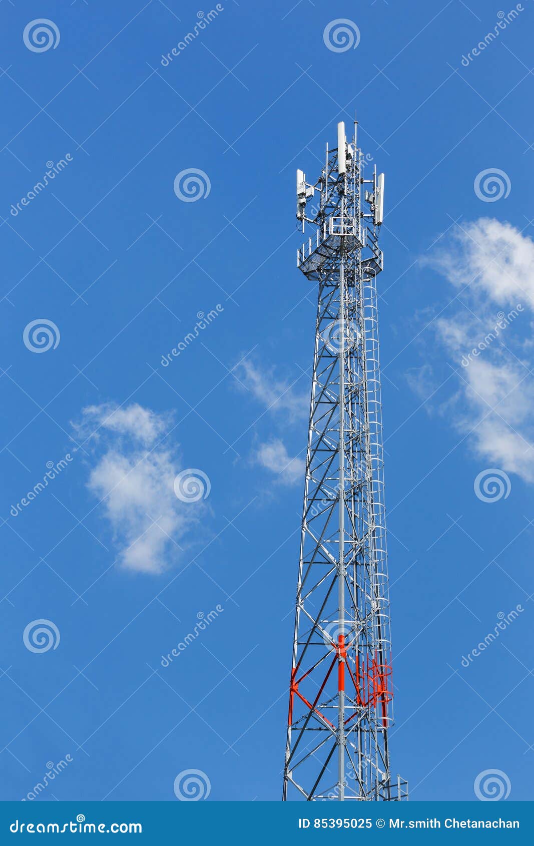 Antenna repeater tower stock image. Image of antenna - 85395025