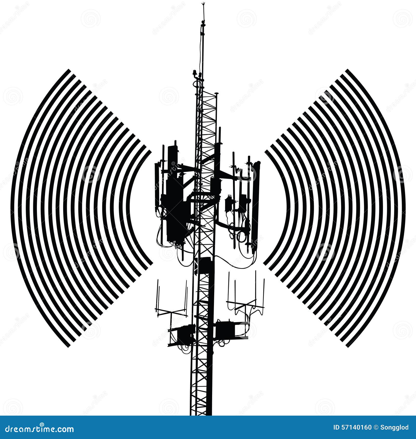 Antenna sign vector design stock vector. Illustration of internet ...